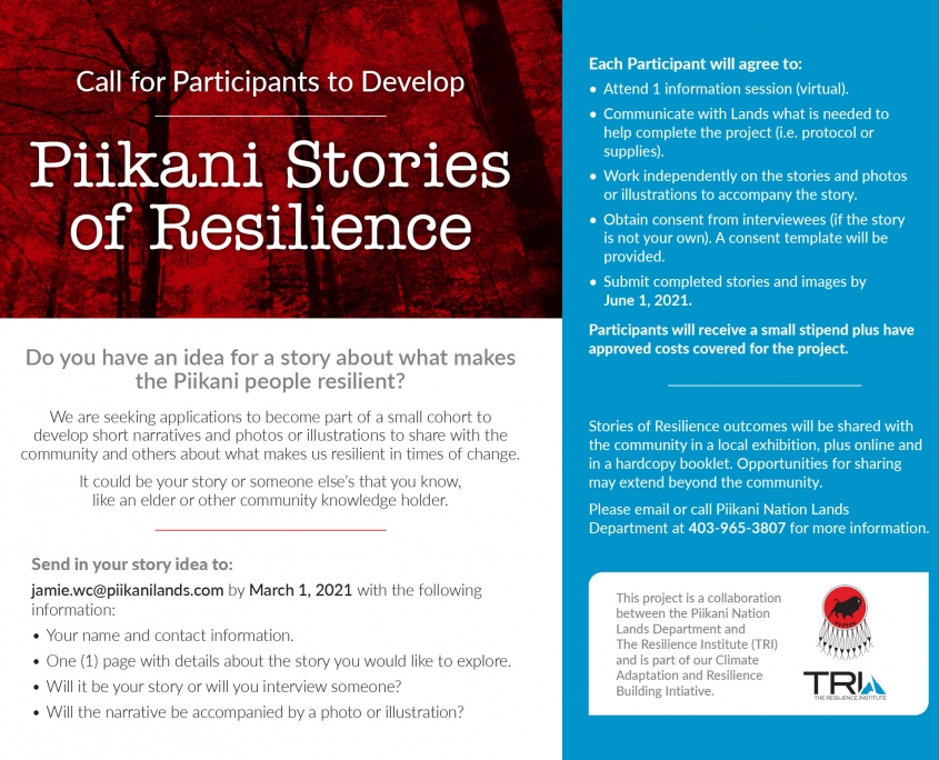 Species At Risk Initiative - Piikani Nation Lands Department